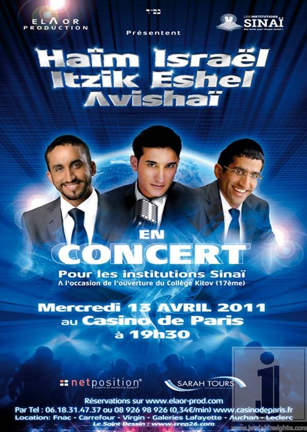 Elaor Productions presents: Chaim Israel, Itzik Eshel and Avishai in ...