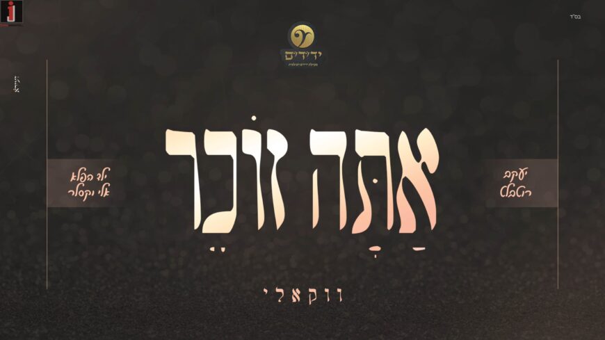 “Ata Zocher”: Yaakov Rothblatt, ‘Yedidim’ & Yeled Hapella Eli Wachsler ...